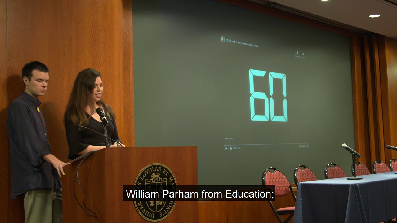 60 Second Lectures 2018: Introduction