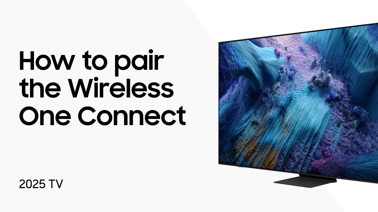 Pairing the Wireless One Connect to your 2025 Samsung Neo QLED 8K TV