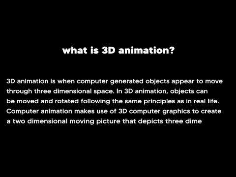What is 2D and 3D animation – Eduindex News