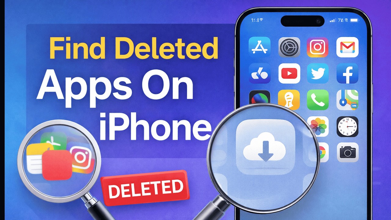 How To Find Deleted Apps On iPhone 17, 16, 15, 14