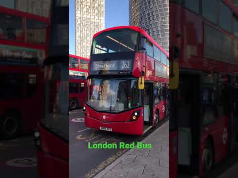 London Red Bus at Stratford City