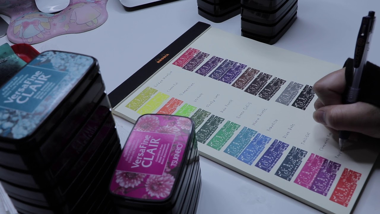 Versafine clair swatches