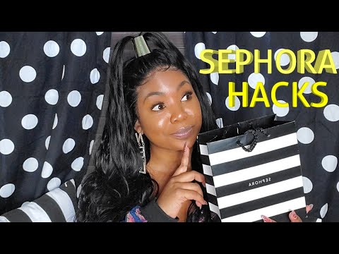 SEPHORA HACKS!!! + WHAT I PURCHASED WITH MY 100$ SEPHORA ROUGE REWARD