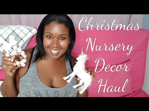 Christmas 2019 Baby Nursery Decor Haul! | Cheap Decorations for Kids Room