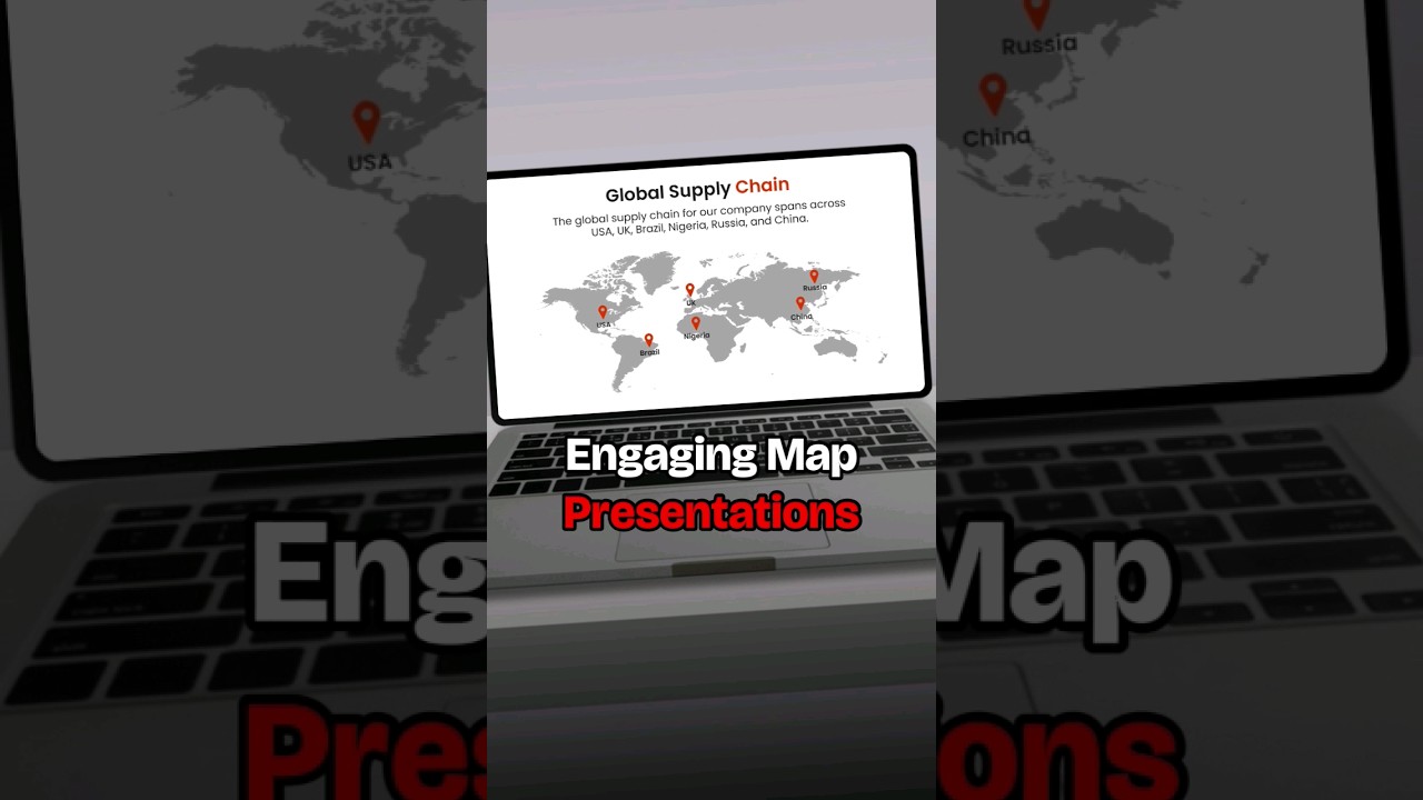 Create engaging map presentations with this PowerPoint tutorial.#PowerPoint #ppt #design #map