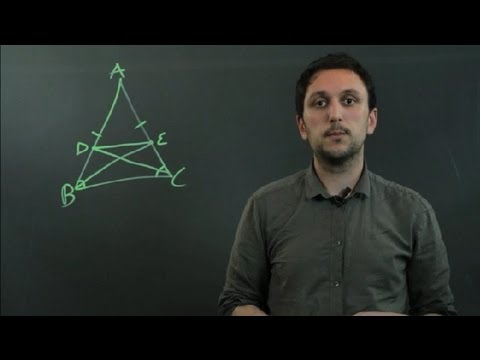 Explanation of the Isosceles Triangle Theorem : Triangles & Conversions in Math