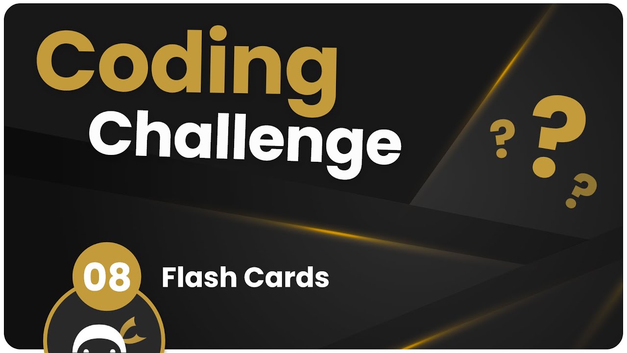 Coding Challenge #8 - Flash Cards