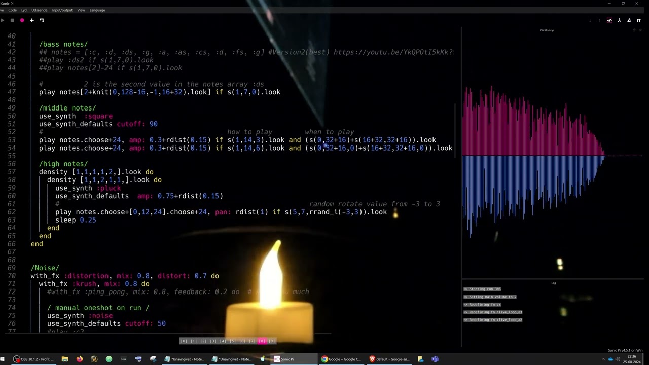 Exploring the Dune scale YT - Performances, Streams & Live Coding - in_thread