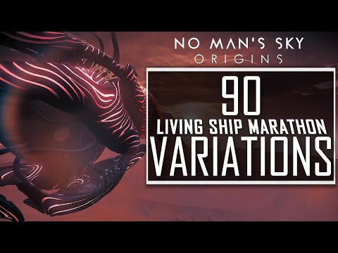 Living Ship (Void Egg) Marathon - 90 Styles & Variants - No Man's Sky Origins
