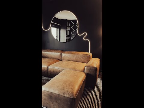 Leather sofa of my dreams! #masculinedecor #leathersofa #atlantainteriordesigner