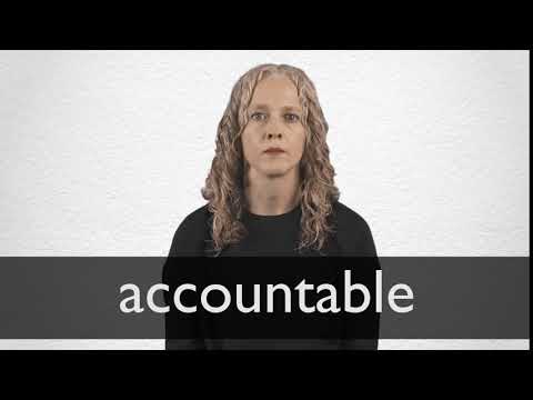 Spanish Translation of “ACCOUNTABLE” | Collins English-Spanish Dictionary
