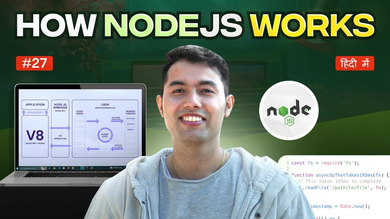 How Node.js Works: V8 Engine, Event Loop, and Worker Threads Explained!