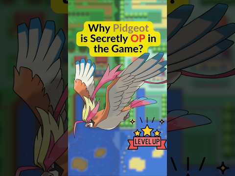 Why Pidgeot Is Secretly OP in Pokémon Games! #pokemonanime #pokemonfacts #pokemon #shorts