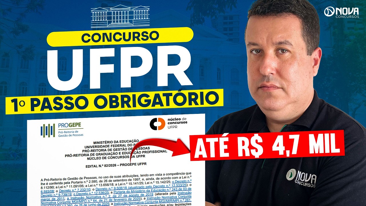 UFPR 2026 | Complete Analysis of the Exam Notice in Less Than 10 Minutes ✅