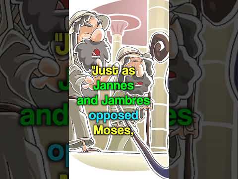 Pharaoh Sent Jannes and Jambres To Contend Against Moses #shorts #christian #Jesus