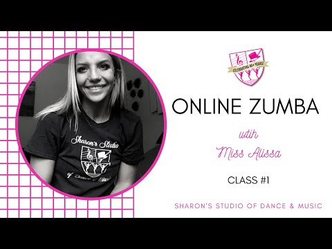 Online Zumba Class with Miss Alissa | Class #1 | Sharon's Studio of Dance & Music