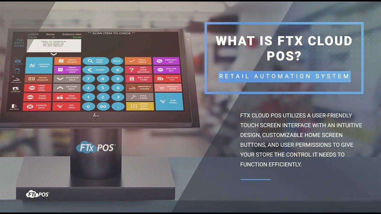Improve your Business Performance with the FTx Cloud-Based POS