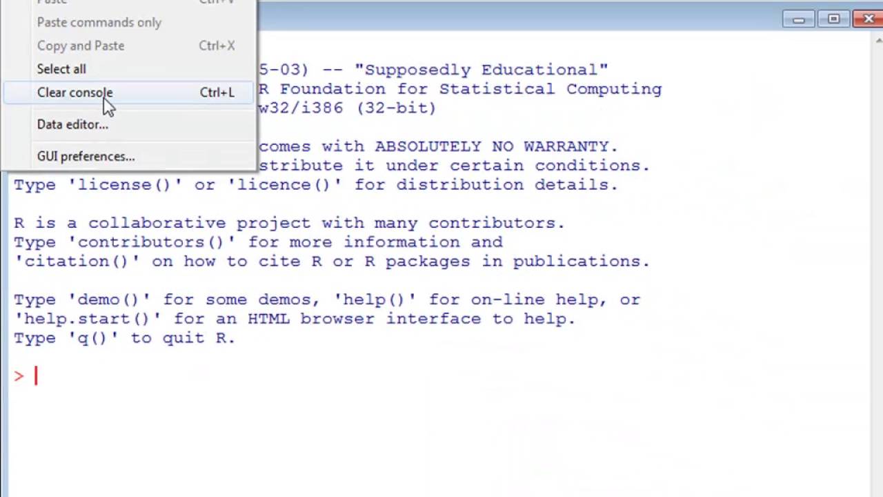1.2 The R environment