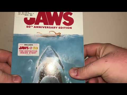 Jaws 50th Anniversary 4k blu ray unboxing