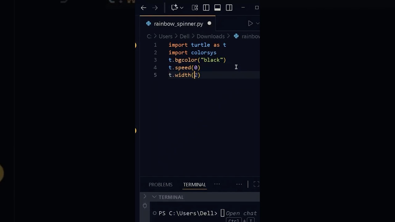 Create a Rainbow Spinner with Python