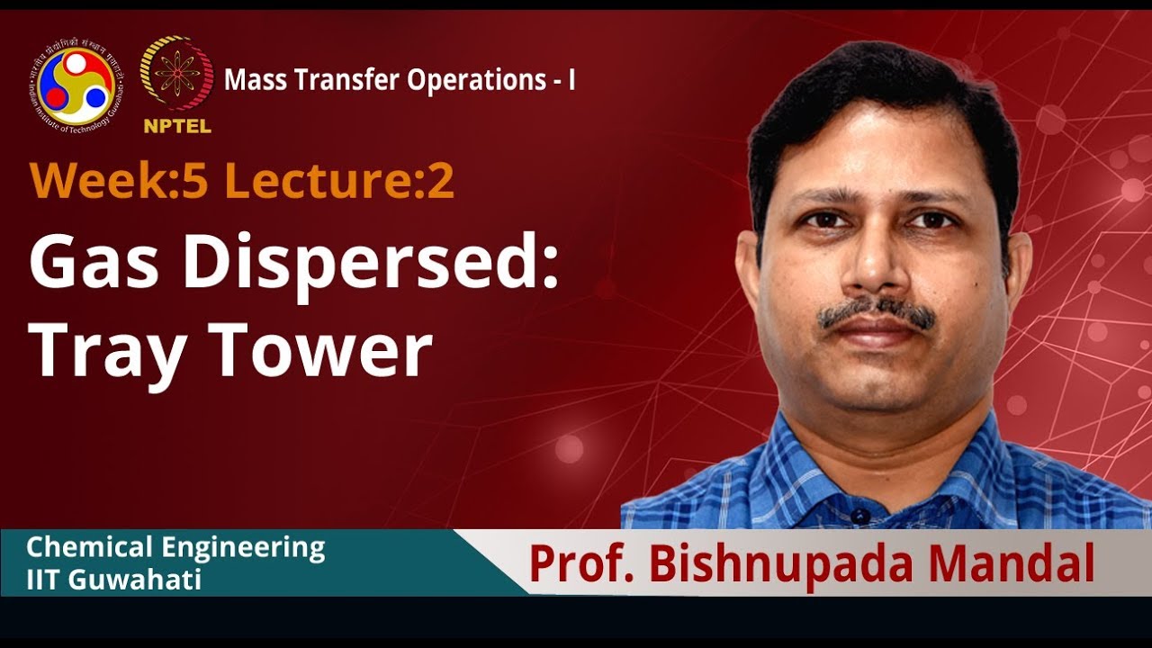 Lec 18: Gas dispersed: Tray tower