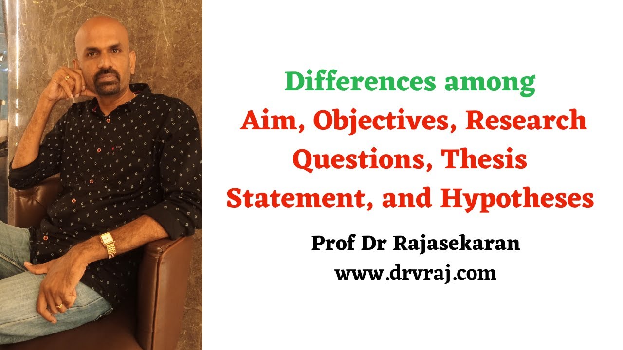 Understanding the Key Differences Among Aim, Objectives, Research ...