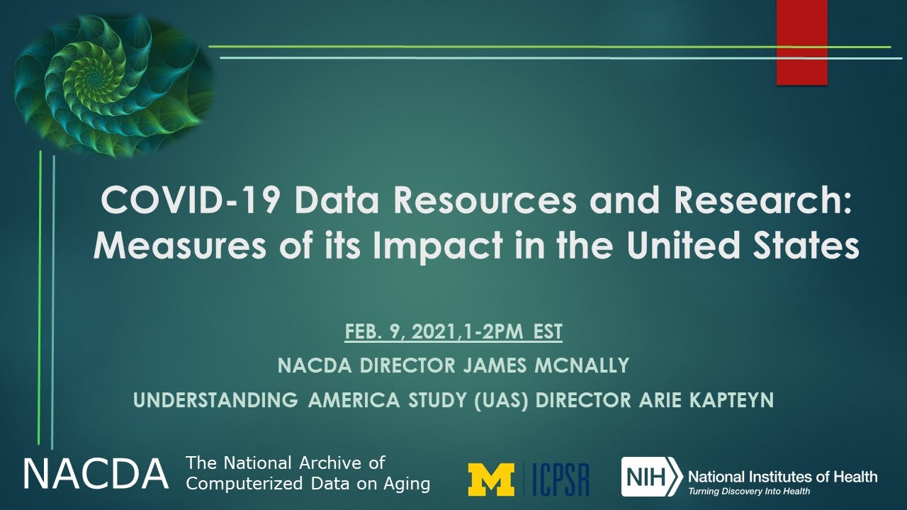 COVID-19 Data Resources and Research: Measures of its Impact in the United States