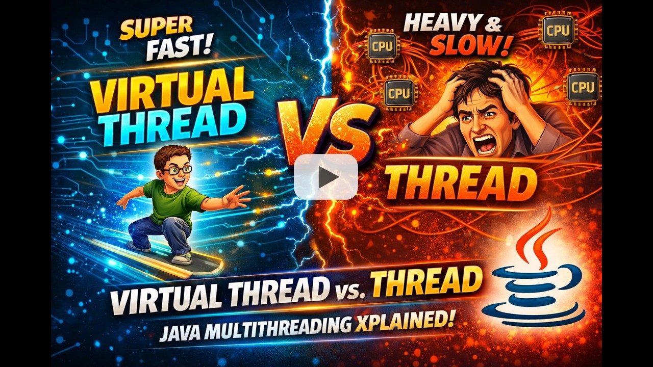 Java Virtual Threads vs Platform Threads (Explained in 20 Minutes!)