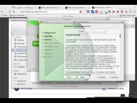 Playing WMA and WMV files on a Mac