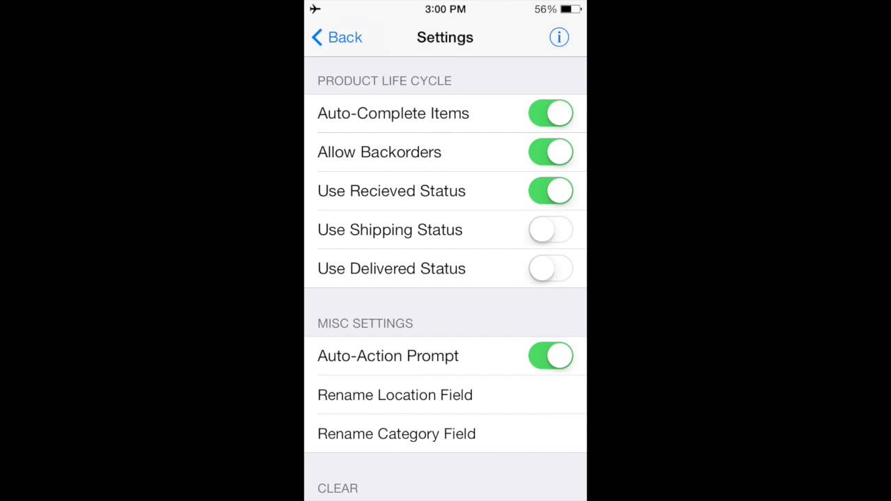 Inventory Now, App for iPhone- Video Demo / User Guide