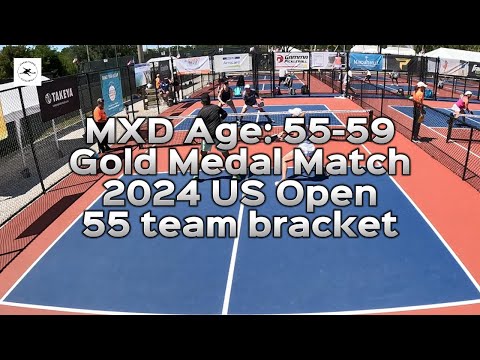 Gold Medal Match; MXD Age: 55-59 Pickleball - US OPEN 2024