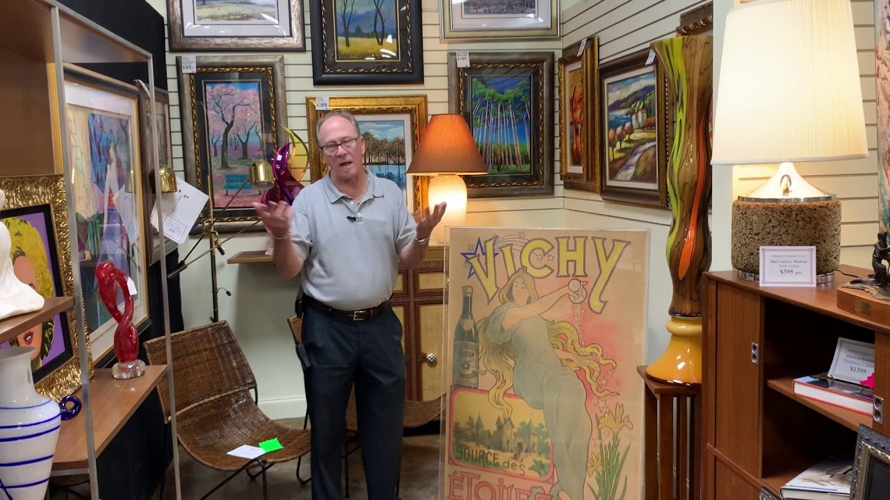 Original 19th Century French Poster Vichy Eau Minerale