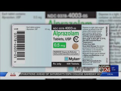 Anti-anxiety medication Alprazolam recalled for infection risk and foreign substance