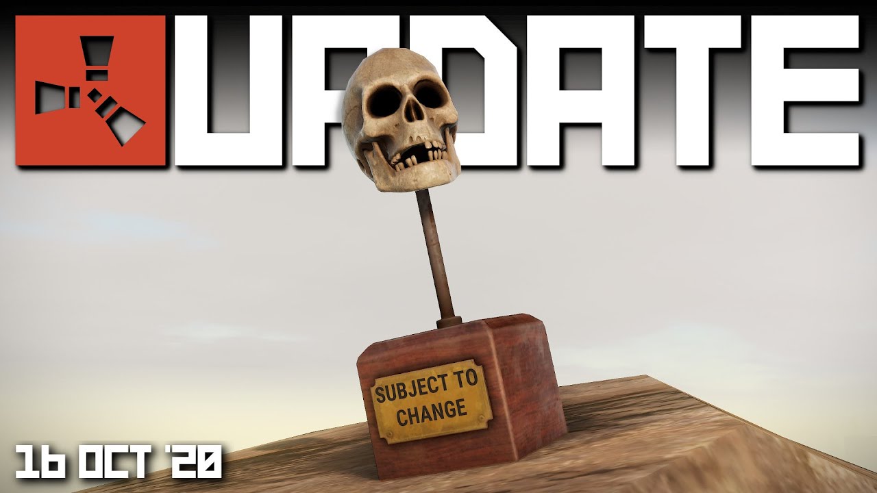 Skull Trophies! | Rust Update 16th October 2020