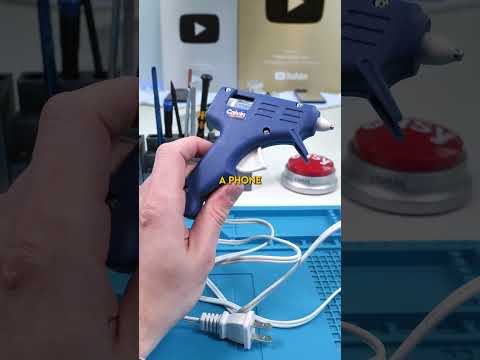 Fix A Phone With A Glue Gun…? #Shorts