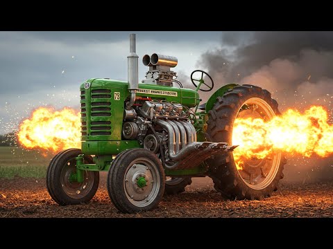 Top 10 Largest Engines Put in Old Tractors – You Won’t Believe the Power!