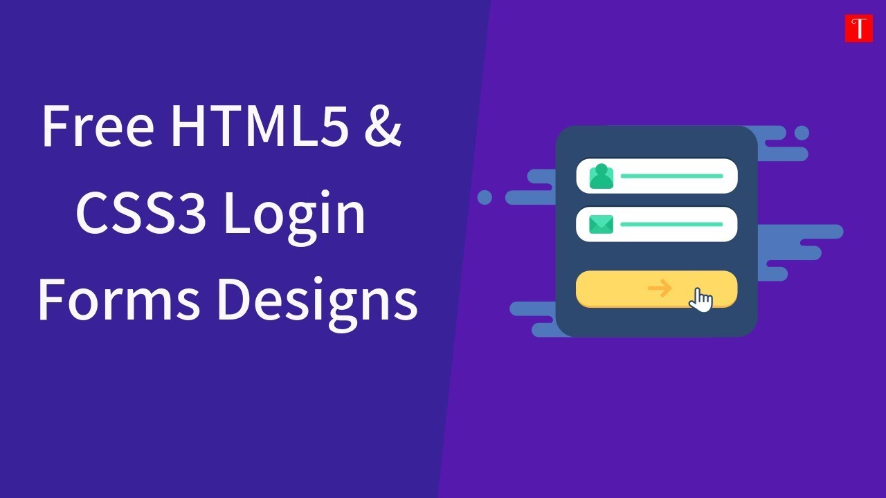 10 CSS Login Form Designs | Free HTML5 And CSS3 Login Forms Designs