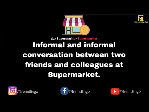 Formal and informal conversation