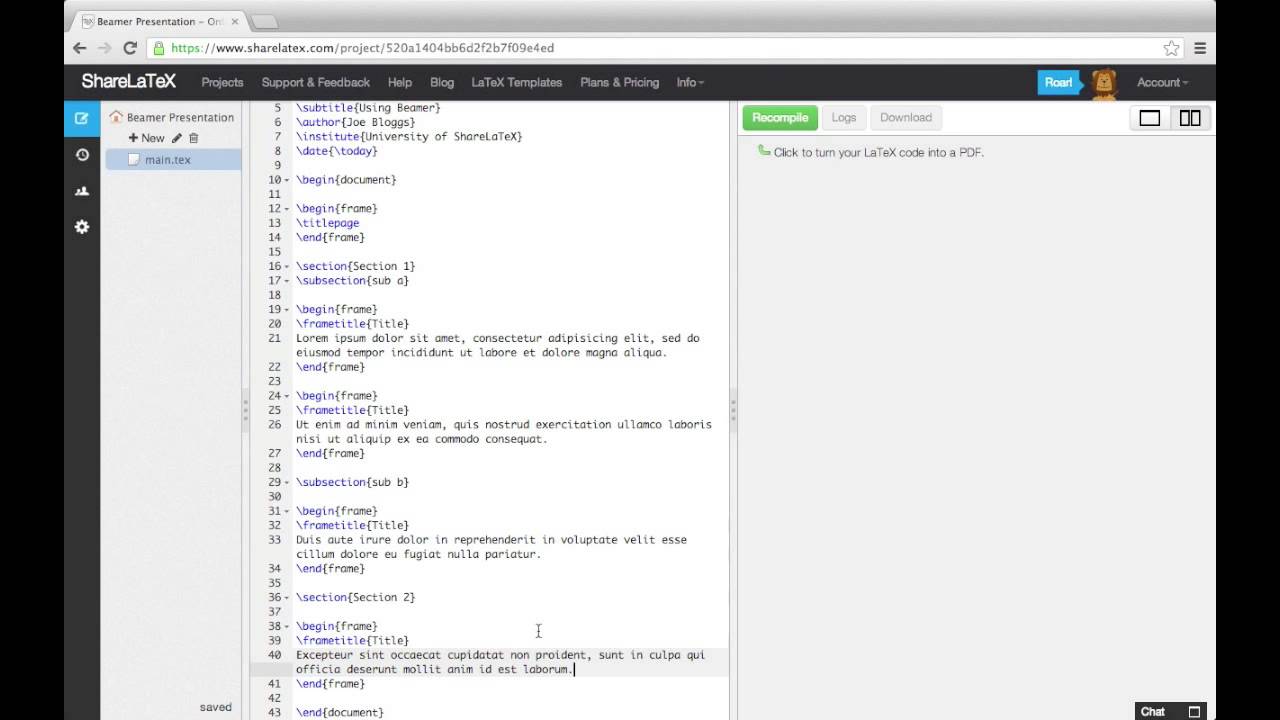 Presentations with Beamer pt 1 - Getting Started