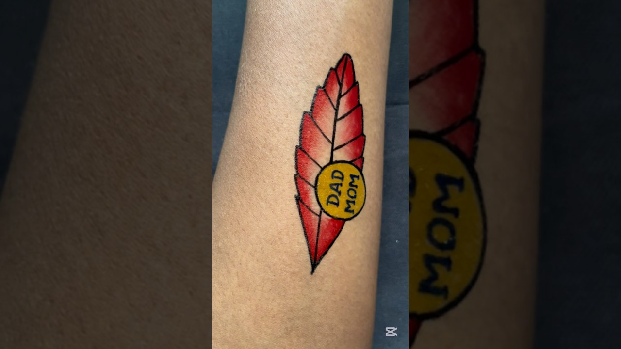 Try this tattoo design ☺️ #shorts #tattoo #trending