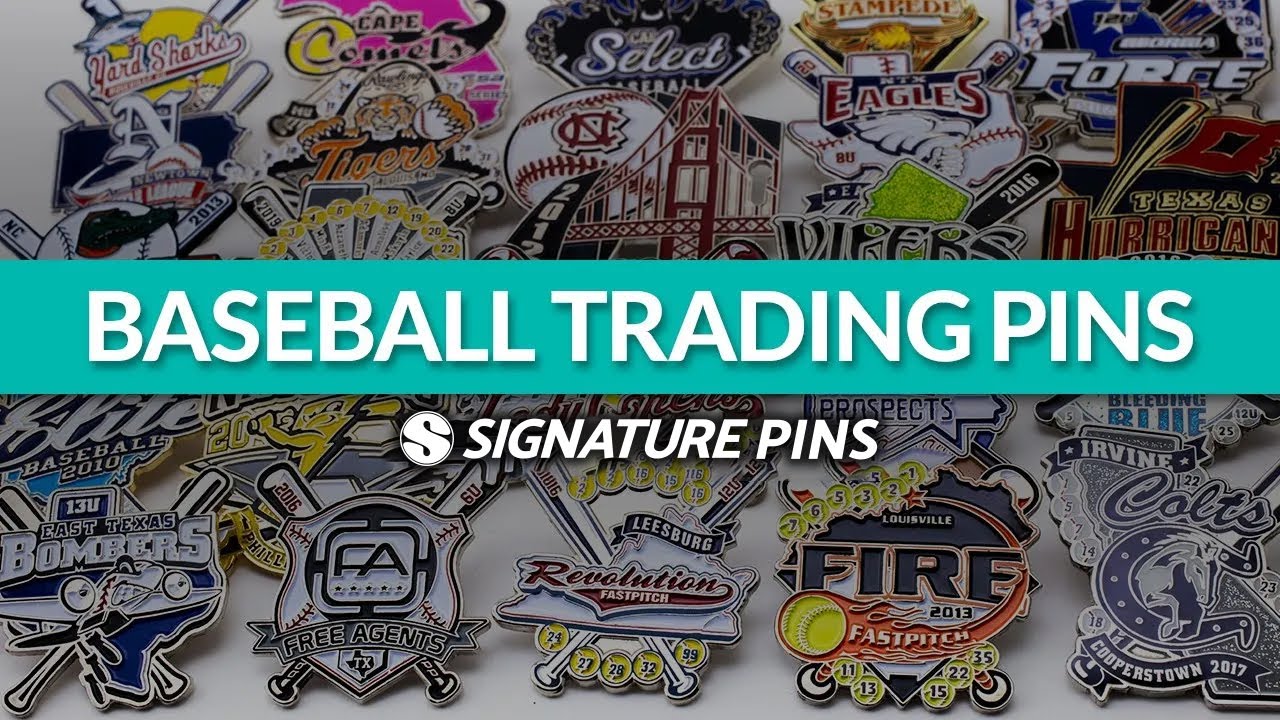 Ordering Baseball Trading Pins with Signature Pins