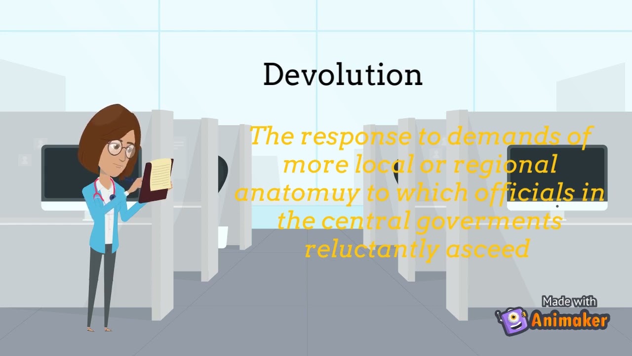 Distinguishing between devolution, delegation and deconcentration
