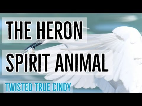 The Heron Spirit Animal - You are Blessed - Twisted True Cindy