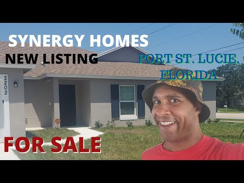 Synergy Homes | New Listing | 4 Bedrooms | 2 Baths | Port Saint Lucie, Florida | New Construction