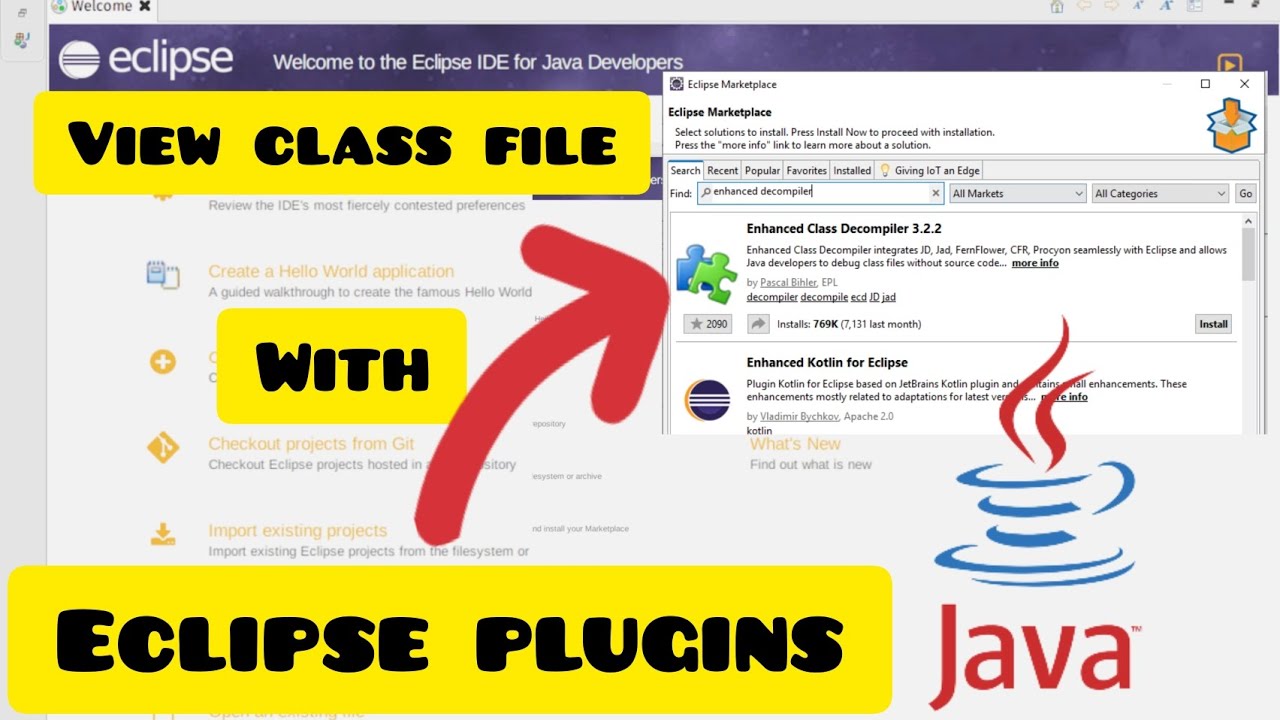 View Java class file as Java file in eclipse | eclipse decompiler plugin @fvr-multigeeks