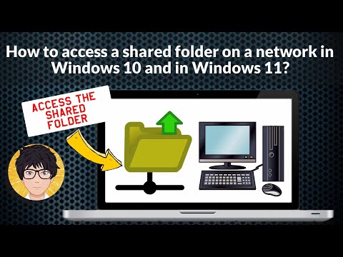 How to access a shared folder on a network in Windows 10 | access a shared folder Windows 11.