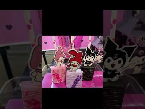 Kuromi and my melody birthday treats.