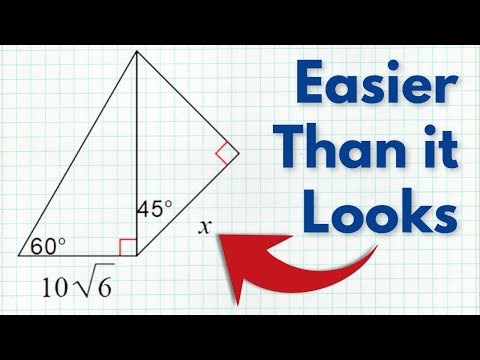 Special Right Triangle Problem Step-by-Step