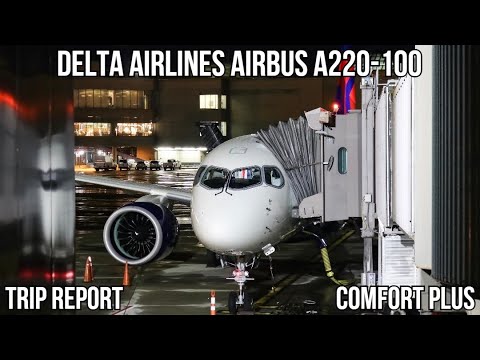 [TRIP REPORT] Delta Airlines Airbus A220-100 (COMFORT PLUS) Newark (EWR) - Minneapolis (MSP)