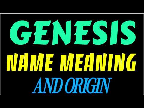 What does the name GENESIS mean | GENESIS meaning in english | Meaning of name GENESIS